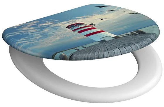 Eisl Sanitär WC prkénko Duroplast Soft Close Lighthouse 82149