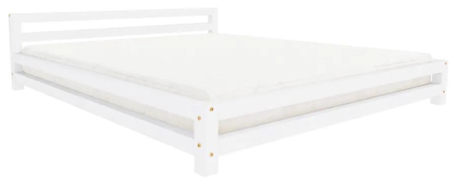 Benlemi Dvoulůžková postel MODERN Zvolte barvu: Nelakovaná, Zvolte rozměr: 200 x 200 cm