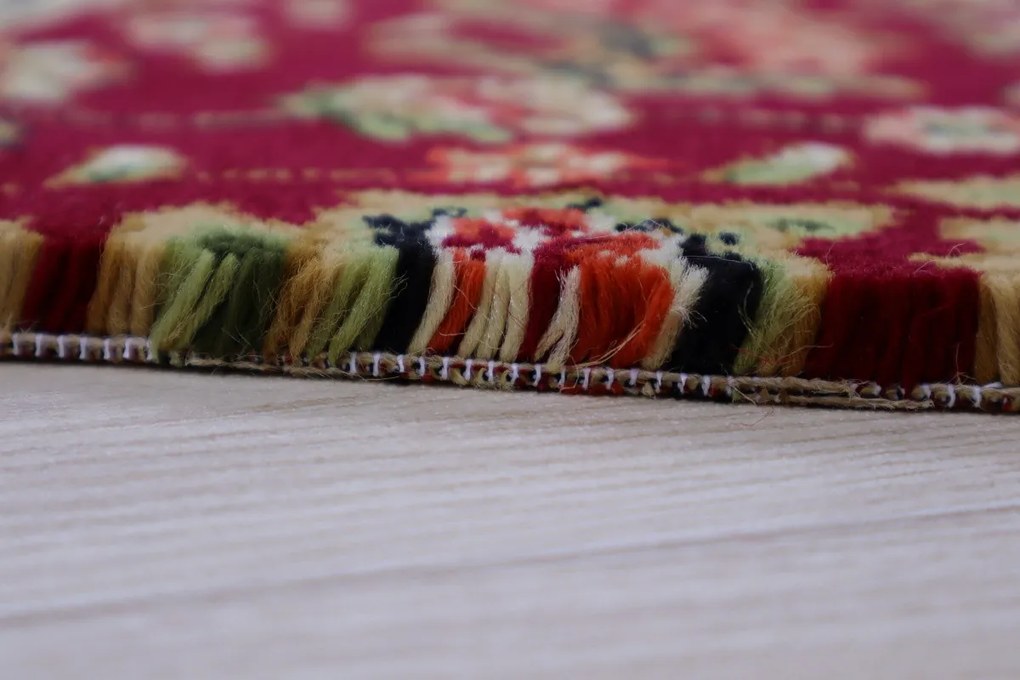 Berfin Dywany, Běhoun na míru Anatolia 5378 B (Red), šíře 120 cm, červená, chodba / předsíň
