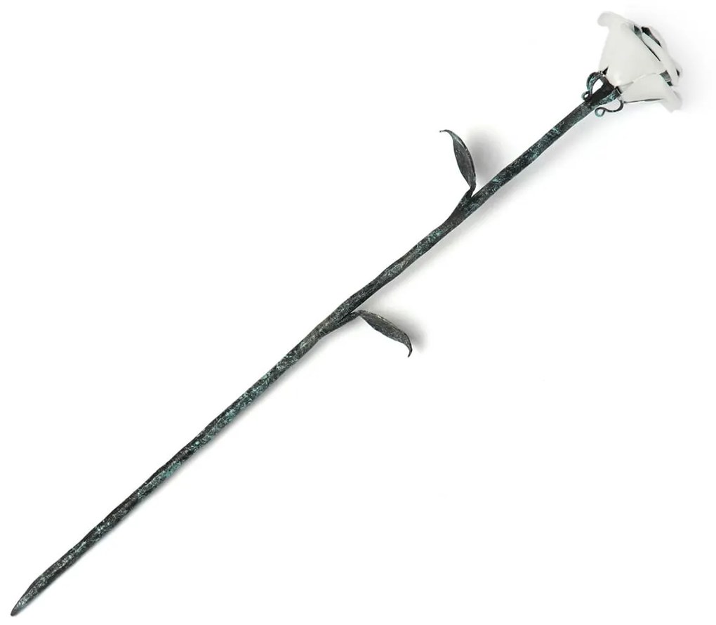 Radotínská růže - bílá - L (délka 50 - 60 cm)