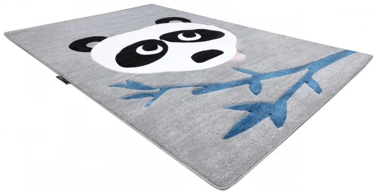 Dywany Łuszczów, Dětský kusový koberec Petit Panda grey, 140x190, šedá, dětský pokoj