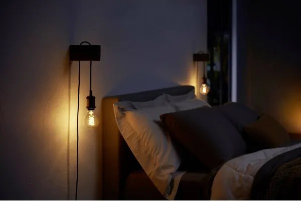 LED Stmívatelná žárovka Philips Hue WHITE FILAMENT G93 E27/7W/230V 2100K