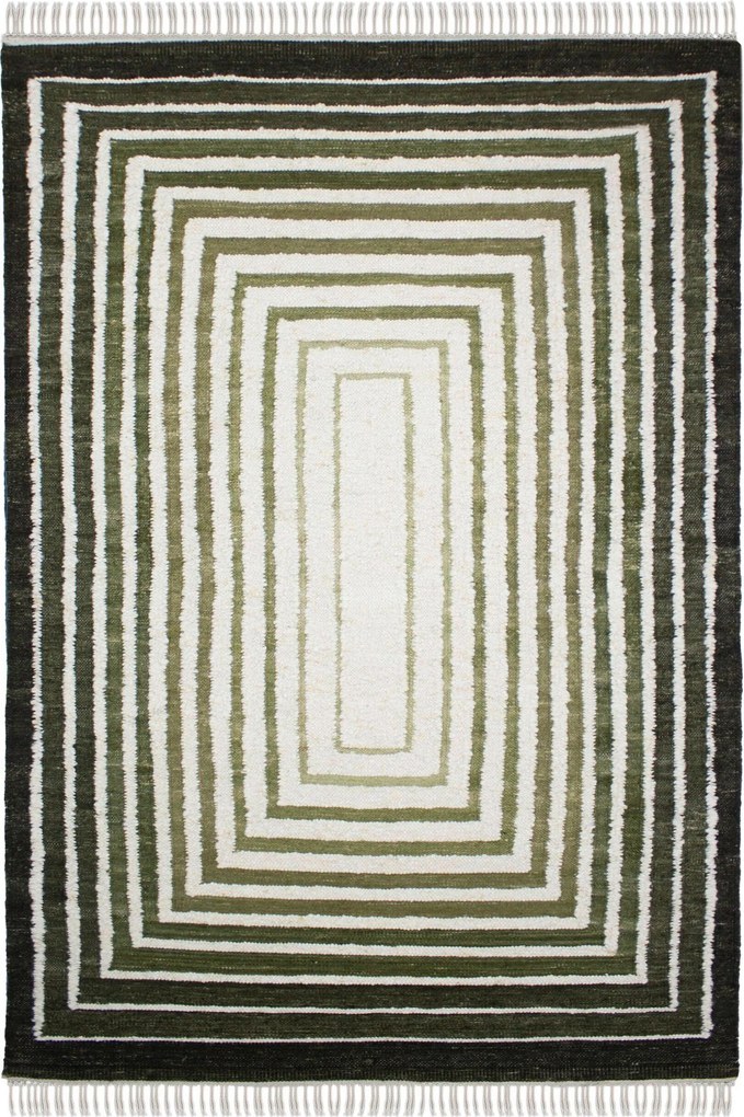 XXXLutz RUČNĚ TKANÝ KOBEREC, 200/300 cm zelená Flair Rugs - Online Only koberce & rohožky - 003165049303