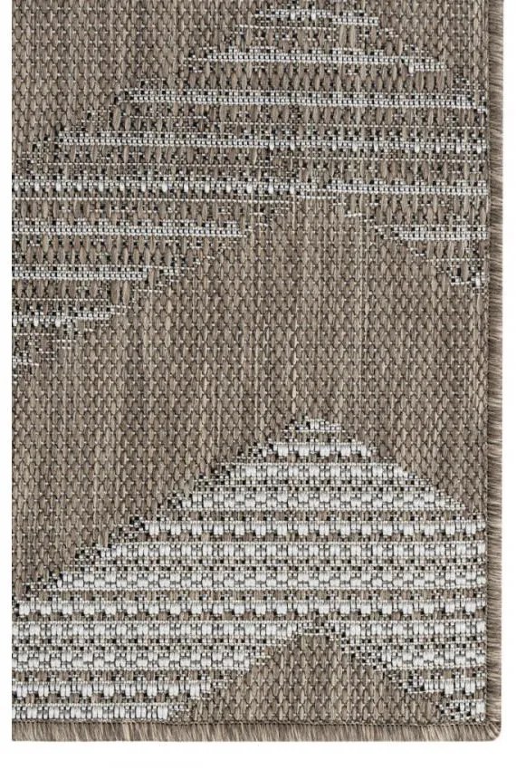 Kusový koberec Malaga hnědý 120x170cm