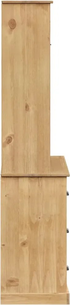Příborník VIGO 78 x 40 x 175 cm masivní borové dřevo 3188304