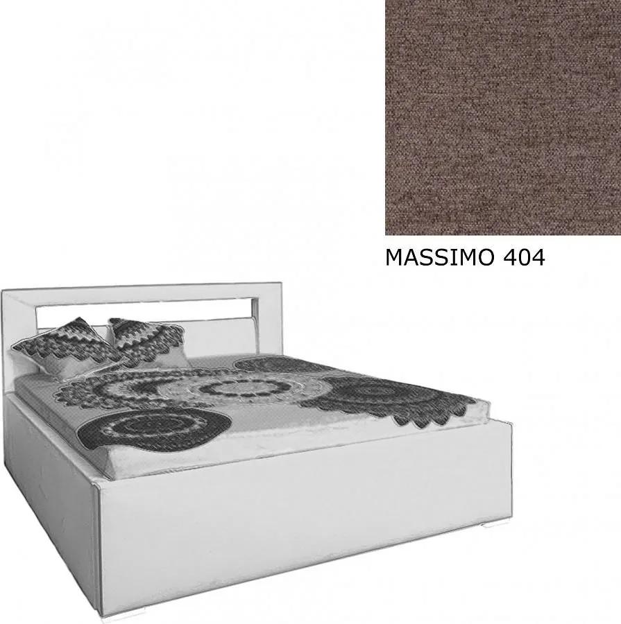 Dřevona - Elitte Čalouněná postel AVA LERYN 180x200, s  úložným prostorem, MASSIMO 404