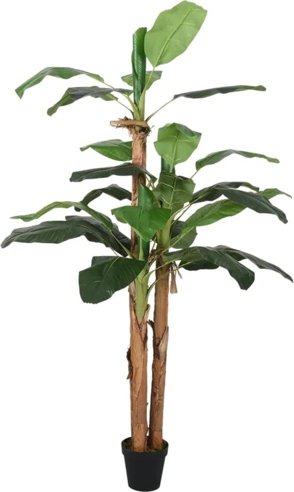 vidaXL Umělý banánovník 9 listů 120 cm zelený [359000]
