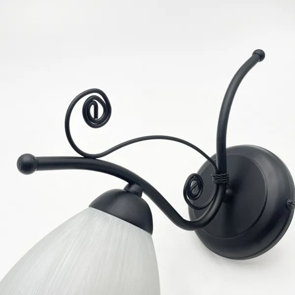 Nástěnná lampa RETRO 1xE27/60W/230V černá/bílá