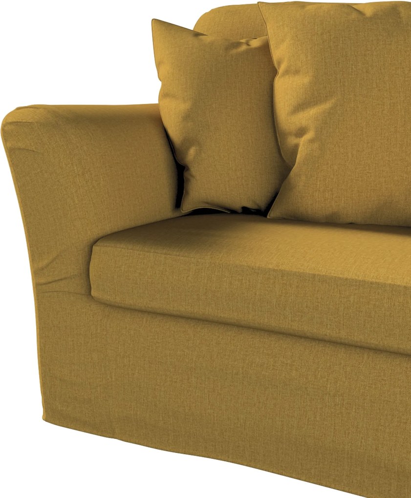 Potah na pohovku IKEA Tomelilla rozkládací barva žlutá látka pletený vzor