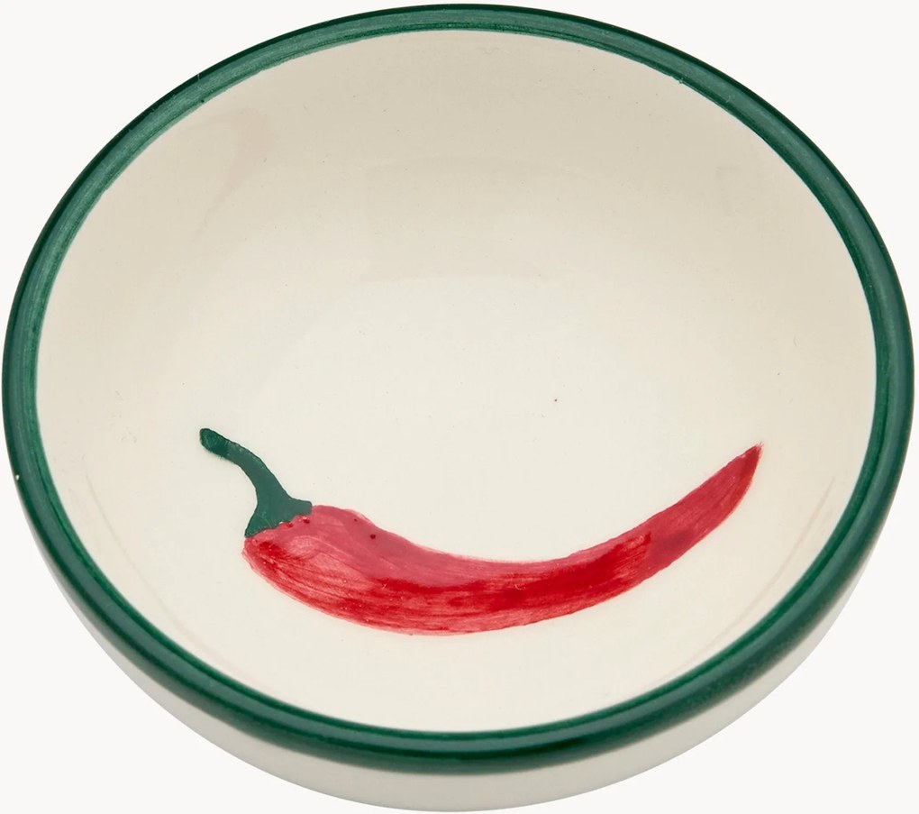Ručně malovaná keramická miska Peperoncino