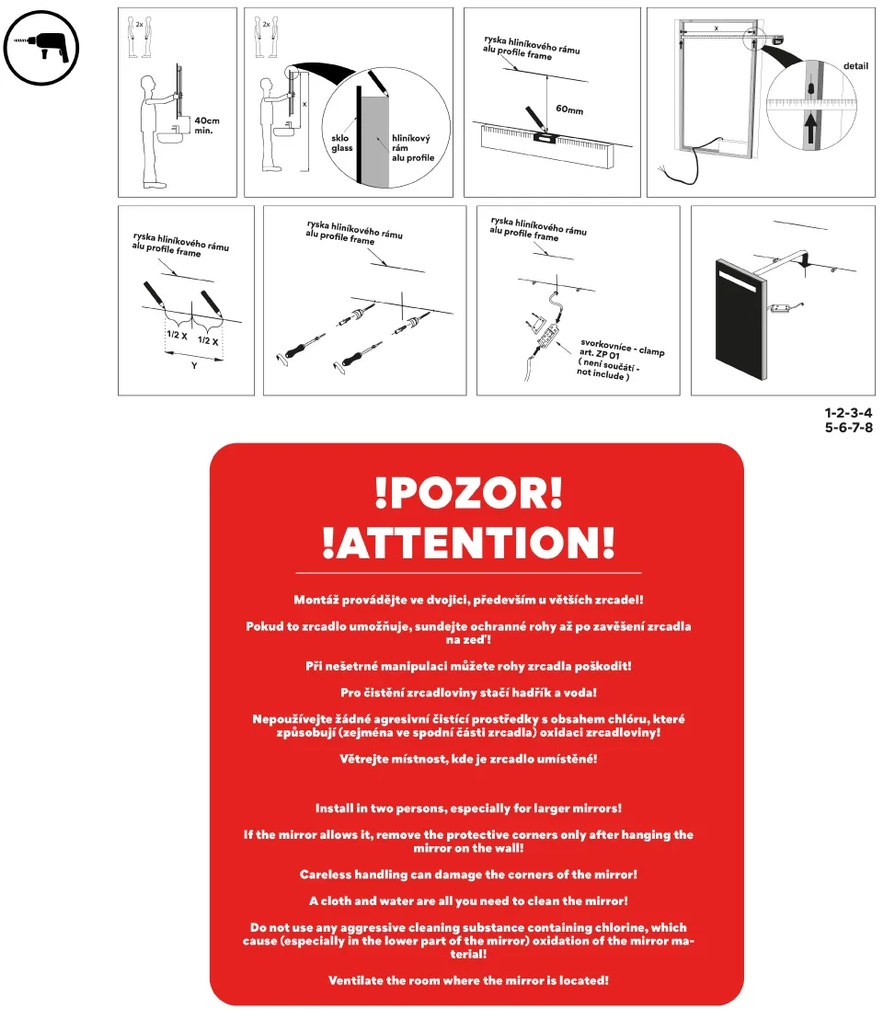 Nimco Kulaté LED zrcadlo pr. 600 - ZP 24000R