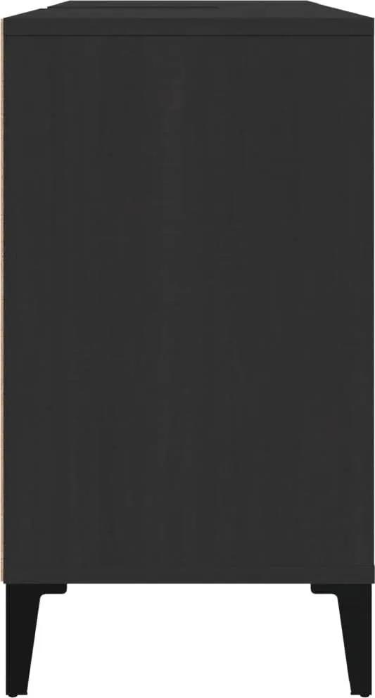 vidaXL Skříňka pod umyvadlo 80 x 33 x 60 cm kompozitní dřevo [821293] Barva: kouřový dub
