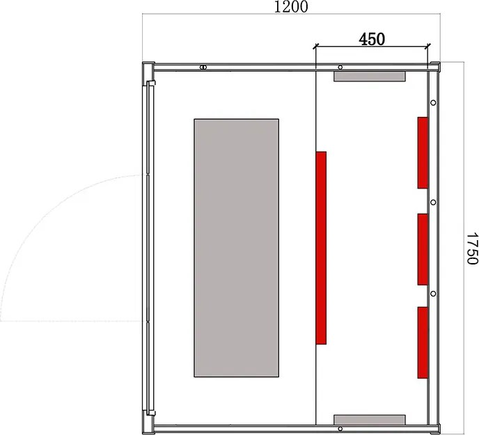BPS-koupelny Infrasauna Relax 175x120, 4 osoby