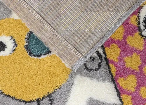 Koberce Breno Kusový koberec PASTEL KIDS 48/SVS, Vícebarevné, 120 x 170 cm