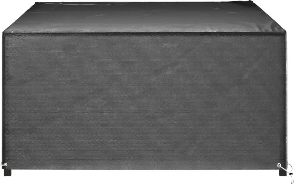 Plachty na zahradní nábytek 2 ks 12 oček 240x180x80 cm obdélník 3155356