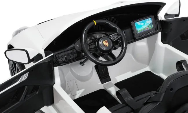 Elektrické autíčko Porsche 911 GT3 MP4 bílé