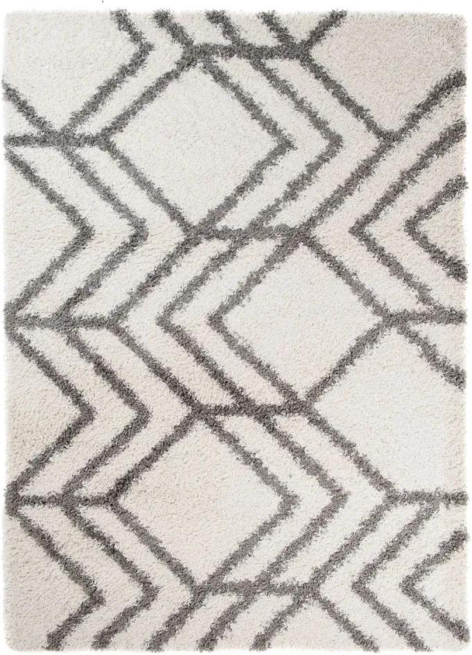 Kusový koberec Shaggy Amare krémový, Velikosti 80x150cm