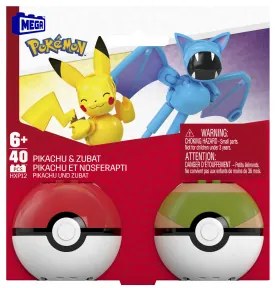 Megablok pokémon Pokéball-Pikachu a Zubat HXP12