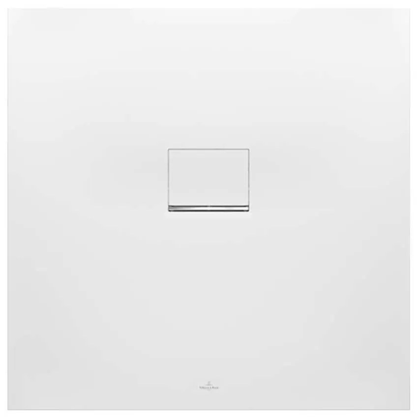 Villeroy & Boch Squaro Infinity - Sprchová vanička, 90x90 cm, Quaryl, Stone White UDQ9090SQI1V-RW