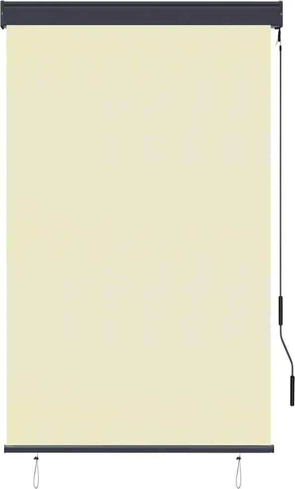 Venkovní roleta 100 x 250 cm krémová 145959