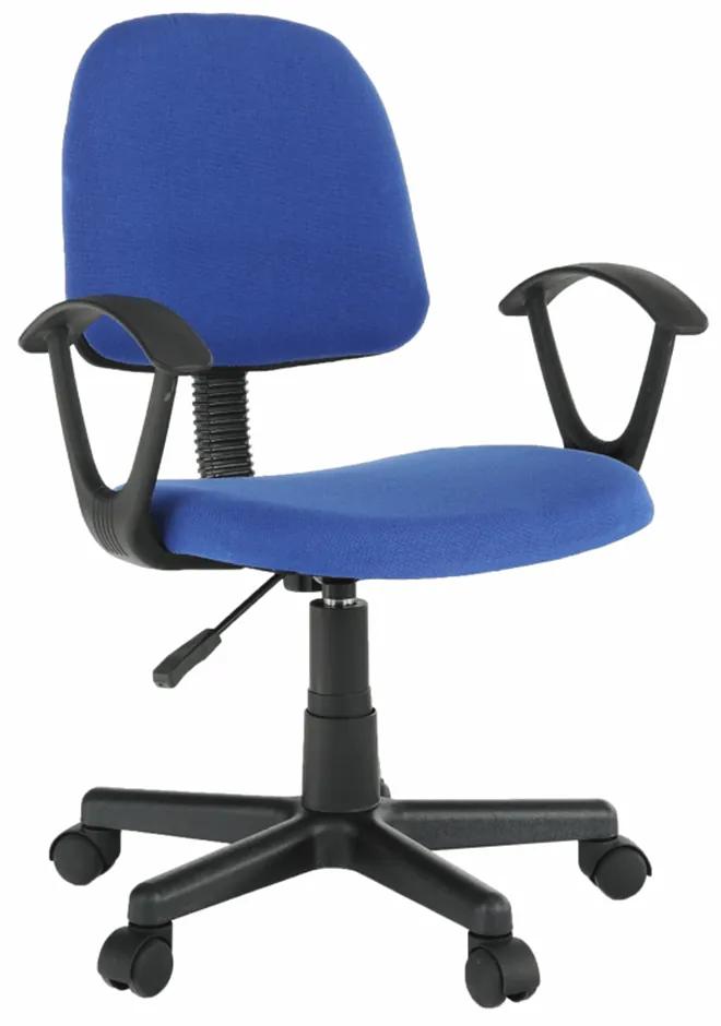 Dětská kancelářská židle, modrá / černá, TAMSON