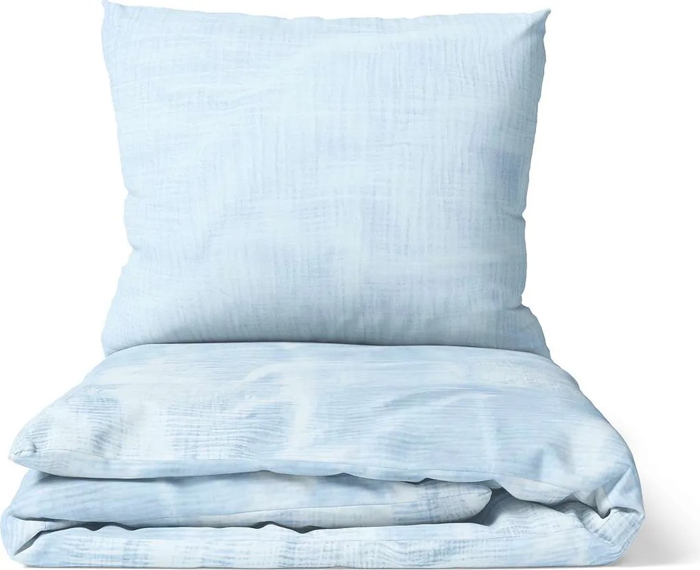 Mušelínové povlečení Baby blue Velikost: 140 x 200 + 70 x 90