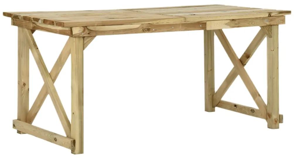 44898 vidaXL Zahradní stůl 160 x 79 x 75 cm dřevo