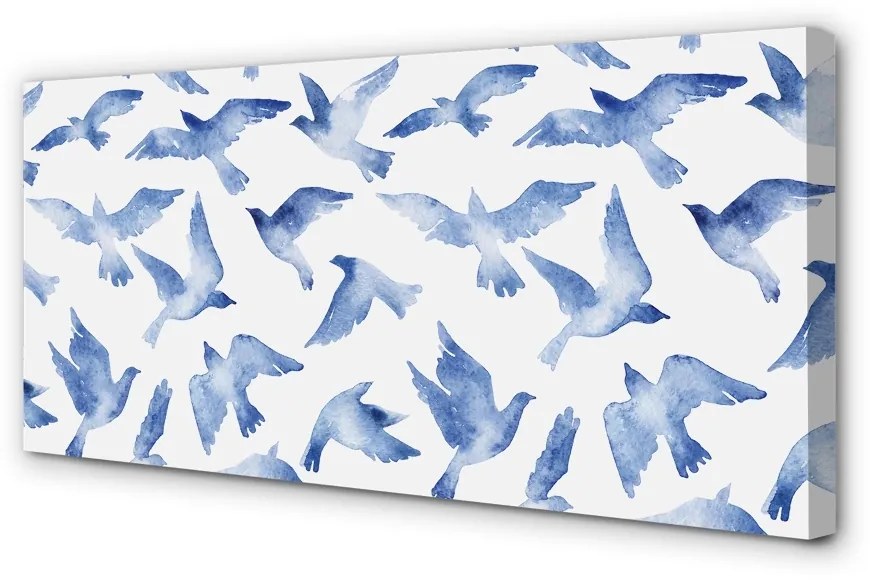 Obrazy na plátně malované ptáci 100x50cm