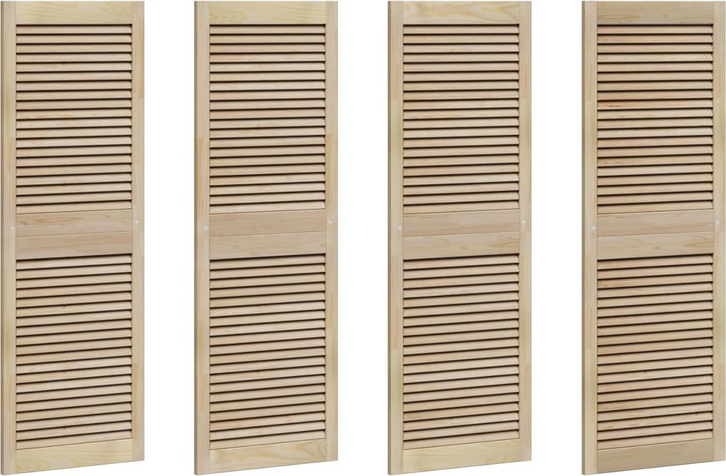 Skříňové dveře se dveřmi 4 ks Přírodní 140,5 x 49,5 cm 3394498