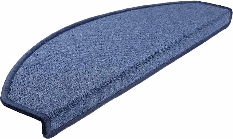 Schodové rohože 30 ks 65 x 24 x 4 cm modré, půlkulaté, velké 3365756
