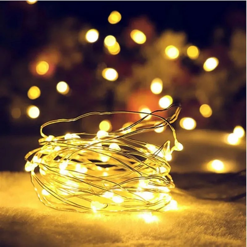 Vánoční světelný řetěz 20 LED, teplá bílá
