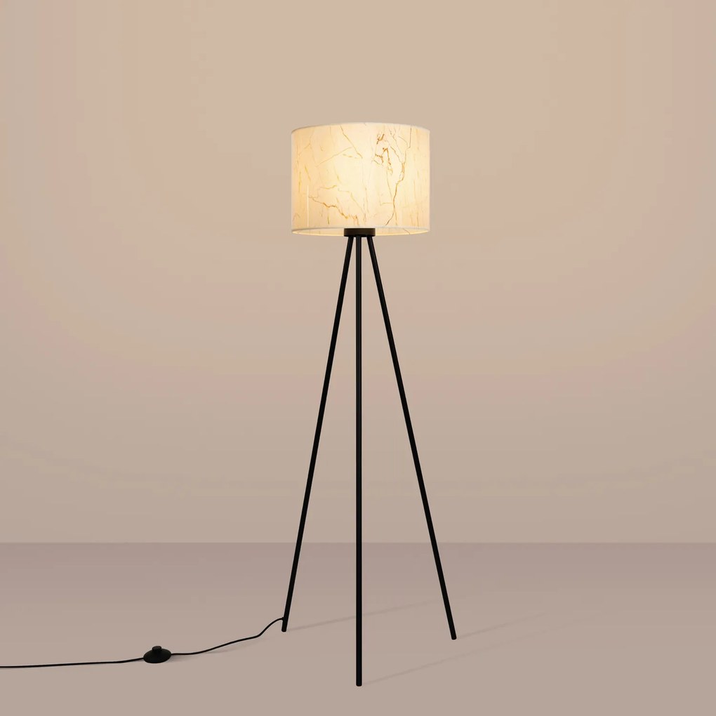 Sollux Lighting Stojací lampa NEVIA mramor