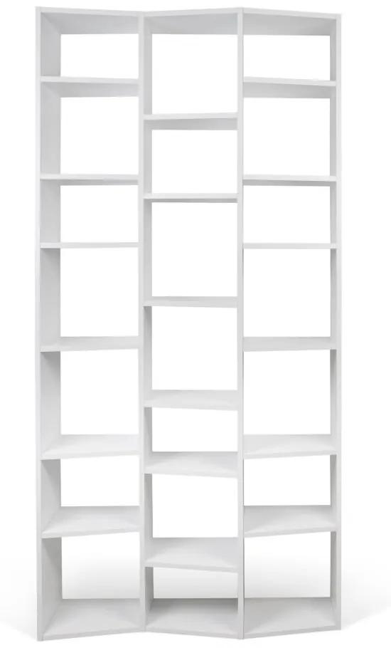 Bílá knihovna 108x224 cm Valsa - TemaHome