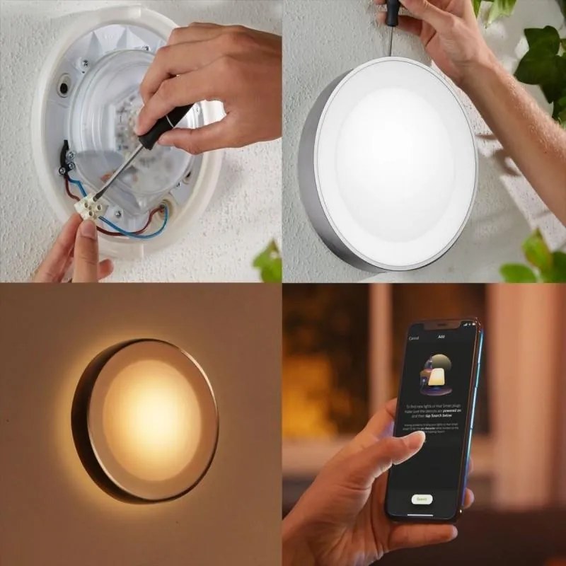 PH 17465/47/P7 HUE Daylo SVÍTIDLO VENKOVNÍ LED 15W 1200lm 2000-6500K IP44, 16 mil. barev, nerez - PHILIPS HUE (915005843301)