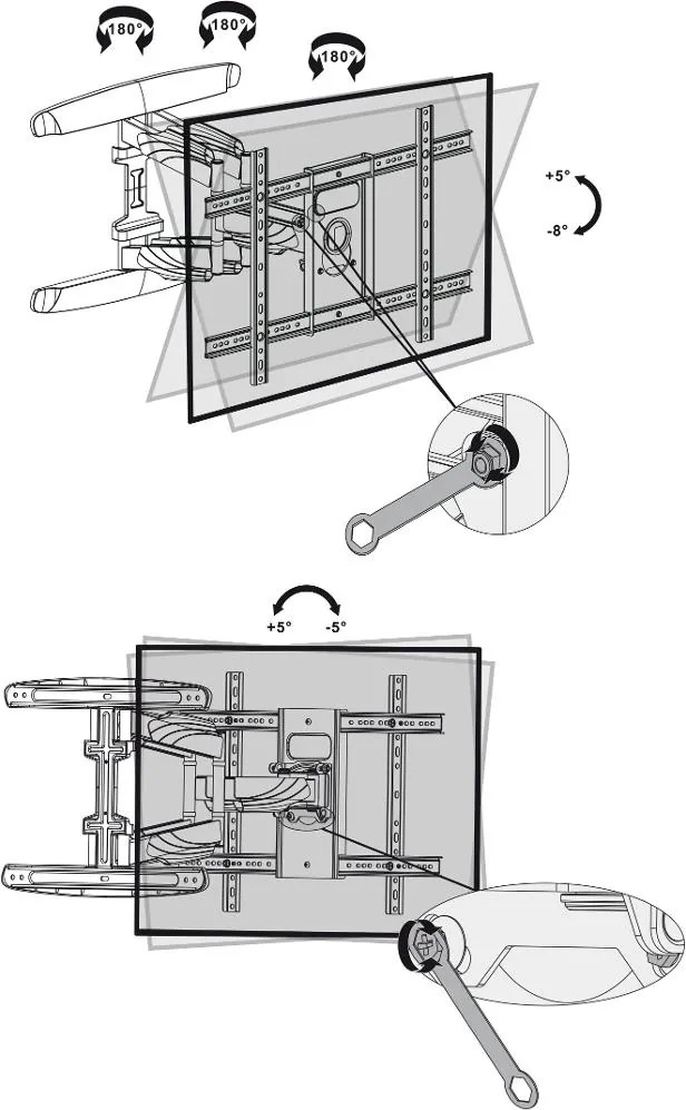 Stell SHO 7620 SLIM - výsuvný držák TV