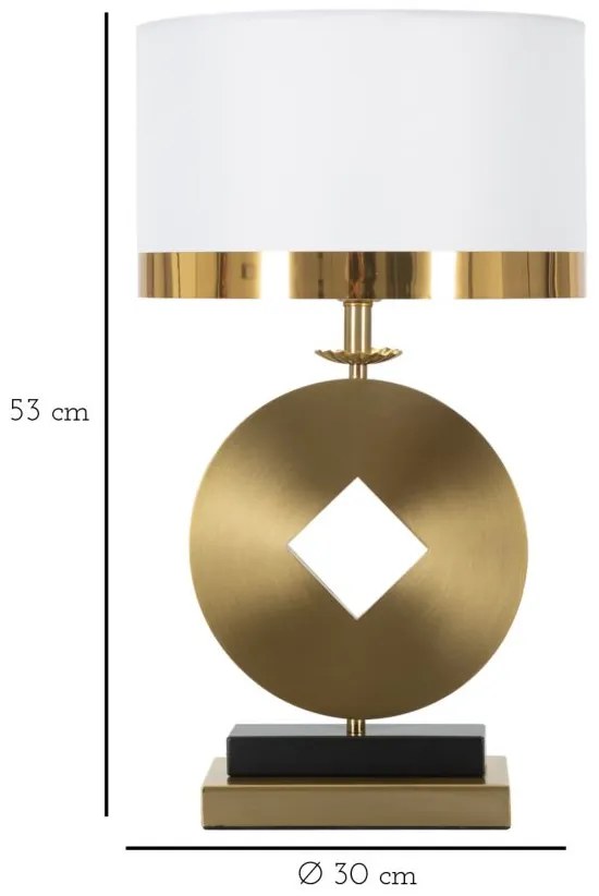 Stolní lampa COIN 30x53-cm