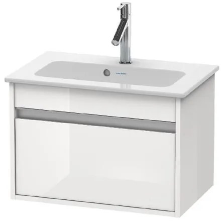 Duravit Ketho - Umyvadlová skříňka Compact 41x60x39 cm, 1 zásuvka, lesklá bílá KT642202222