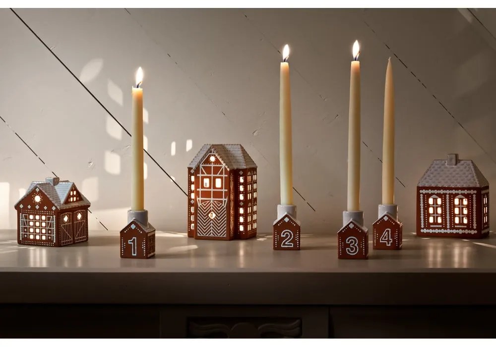 Keramický adventní svícen Gingerbread – Kähler Design
