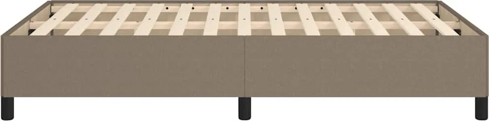 Rám postele bez matrací taupe 120x190 cm textil 3269635