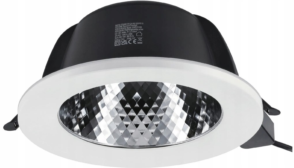 PHILIPS LED bodové světlo kulaté zapuštěné - 24W - 2400lm - 4000K - černé