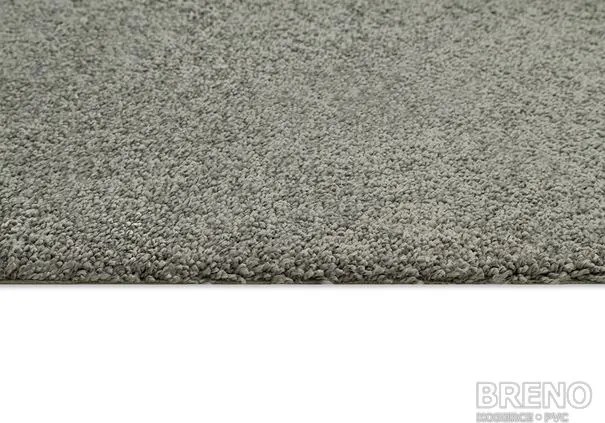 Breno Metrážový koberec SOLAR 75 šedý, šíře 400 cm, Šedá