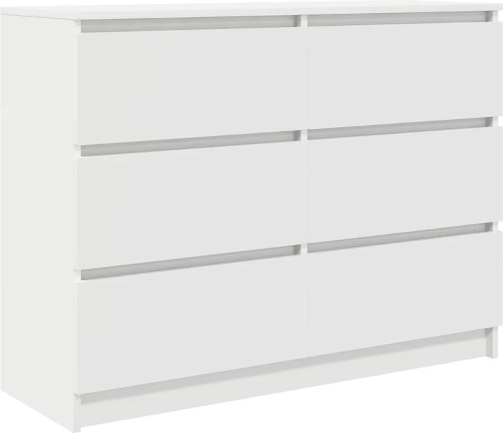 Příborník bílý 100x35x76 cm kompozitní dřevo 3328498