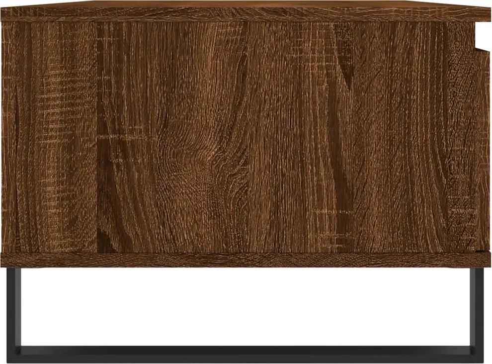 vidaXL Konferenční stolek 90x50x36,5 cm kompozitní dřevo [830579] Barva: hnědý dub
