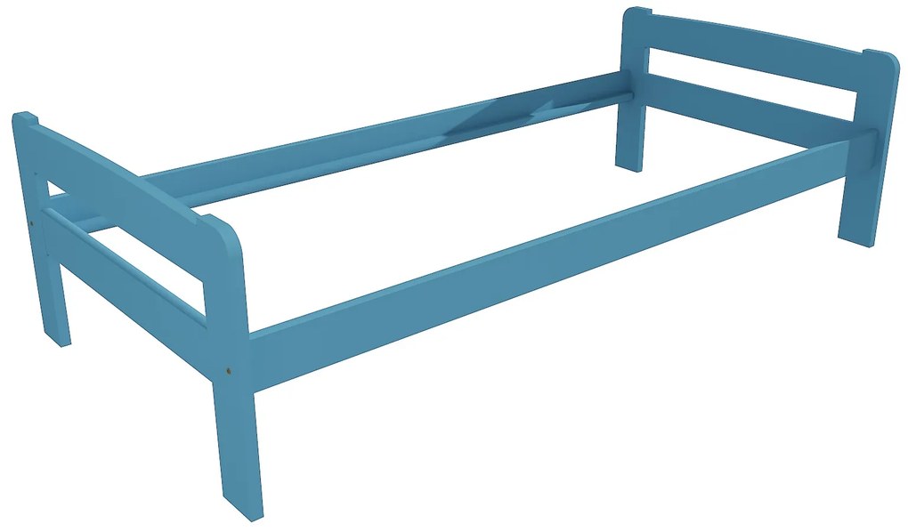 Vomaks Jednolůžková postel VMK009C Rozměr: 100 x 200 cm, Barva: surové dřevo