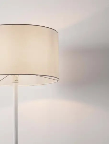 LED bílá stojací lampa Sibnia