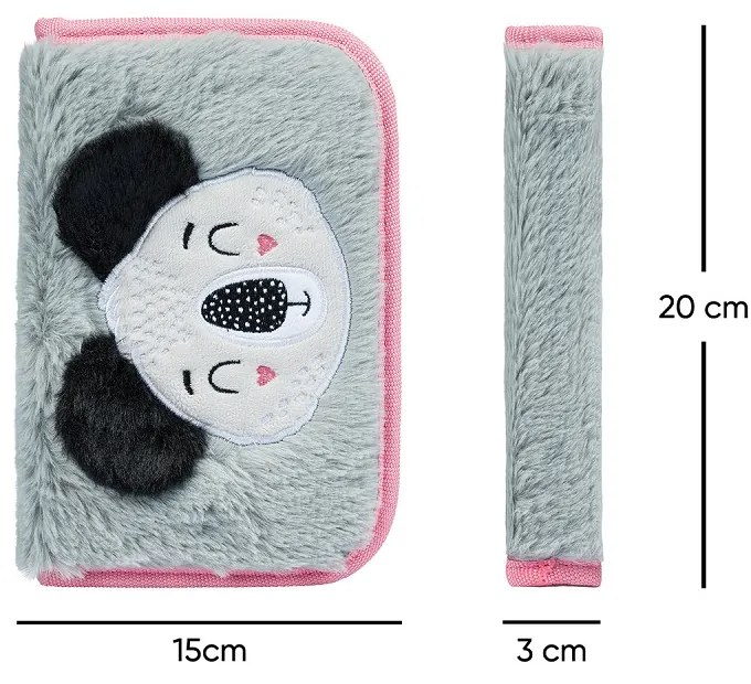 BAAGL - jednopatrový školní penál Baby Koala, 2 chlopně