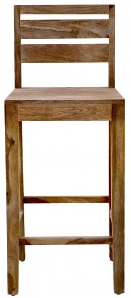 Indický nábytek - Židle barová 45x110x45 z indického masivu palisandr Only stain