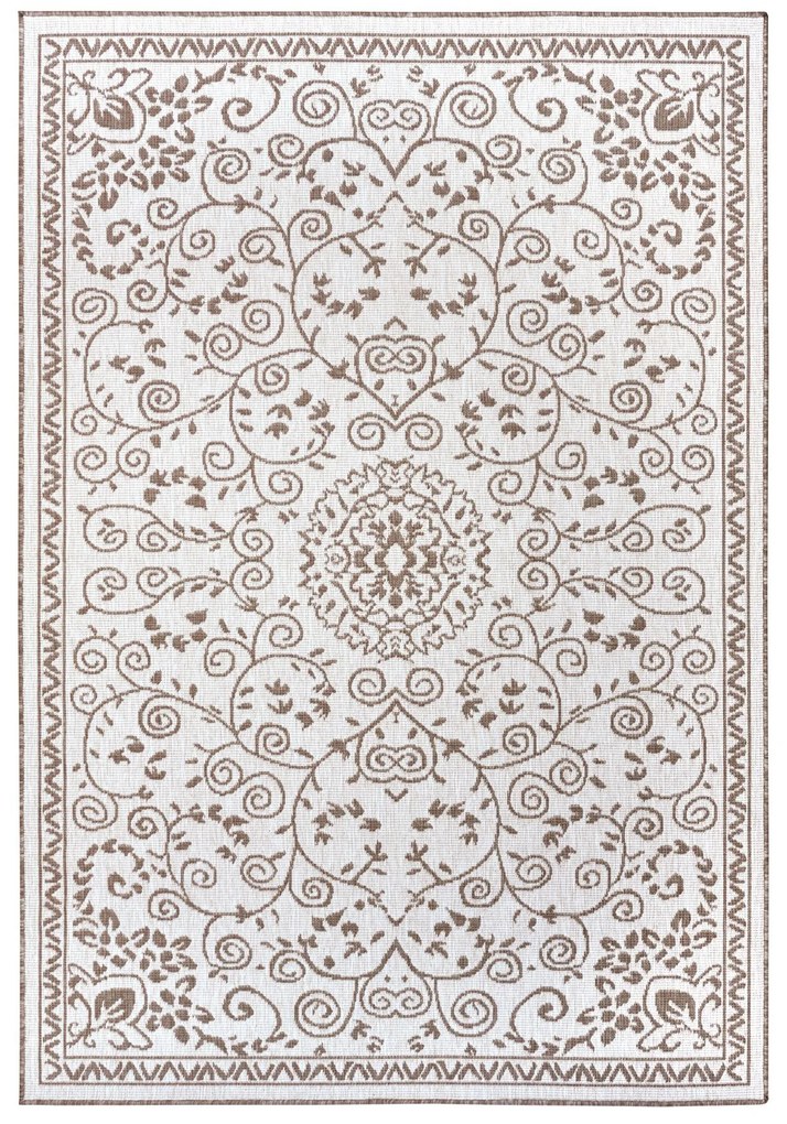 NORTHRUGS - Hanse Home koberce Kusový koberec Twin Supreme 105451 Leyte Linen – na ven i na doma - 120x170 cm