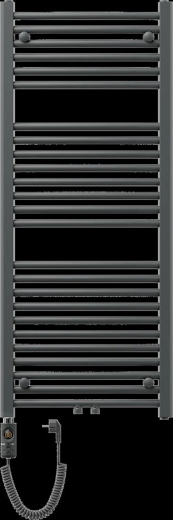 Mexen Ares, elektrické topné těleso 1200x500 mm + topná tyč 600 W, antracitová, W102-1200-500-2600-66