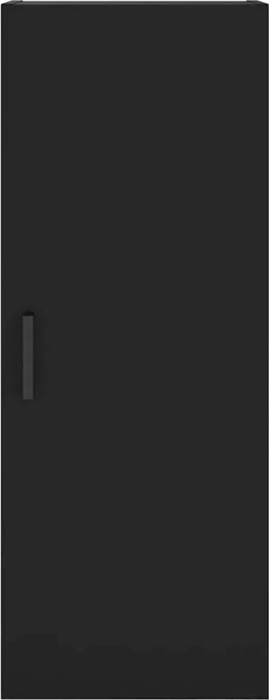 vidaXL Skříň highboard 34,5 x 34 x 180 cm kompozitní dřevo [3198786] Barva: bílá s vysokým leskem